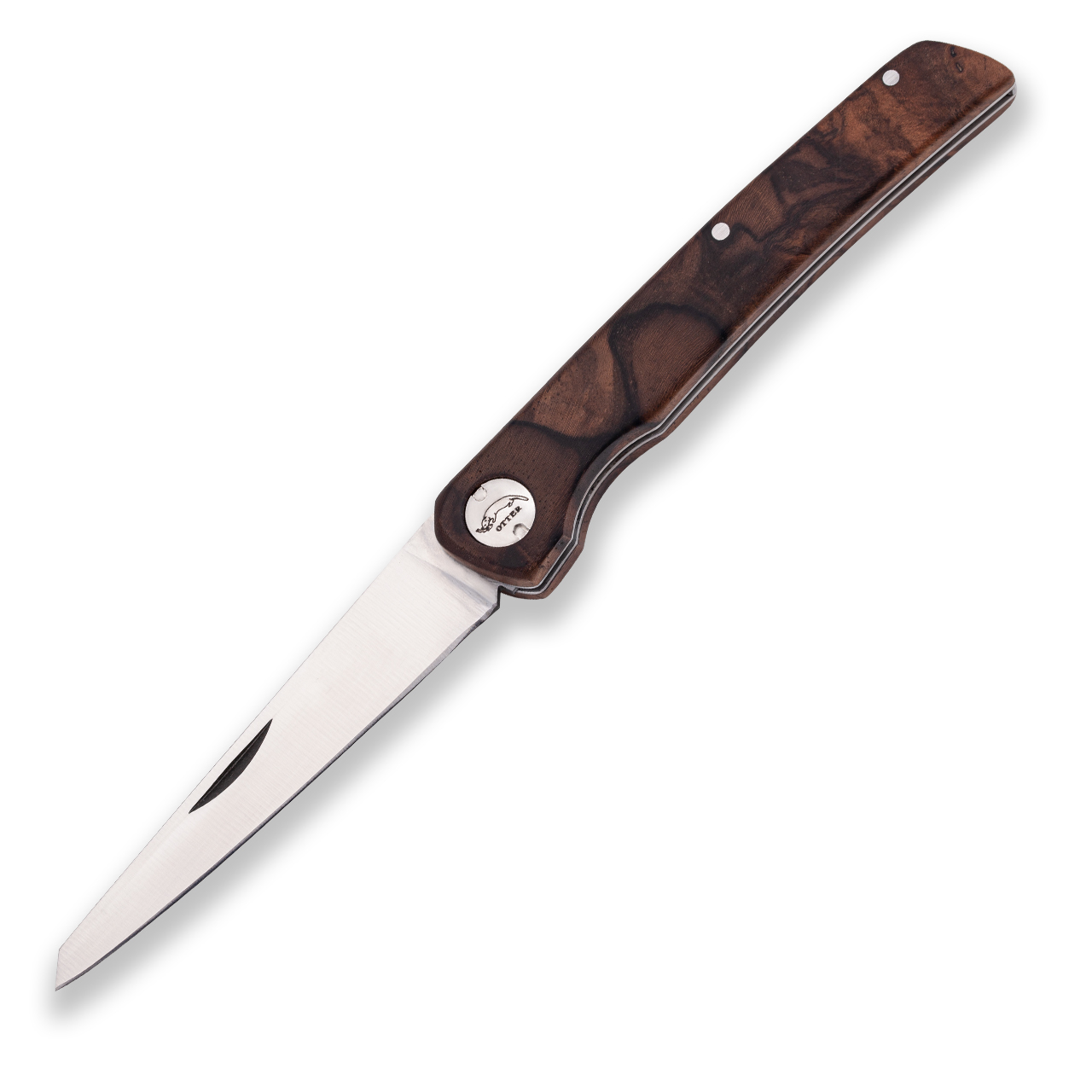 OTTER Pocket knife 3-Rivets brass | Stainless steel 1.4034 | 162_R