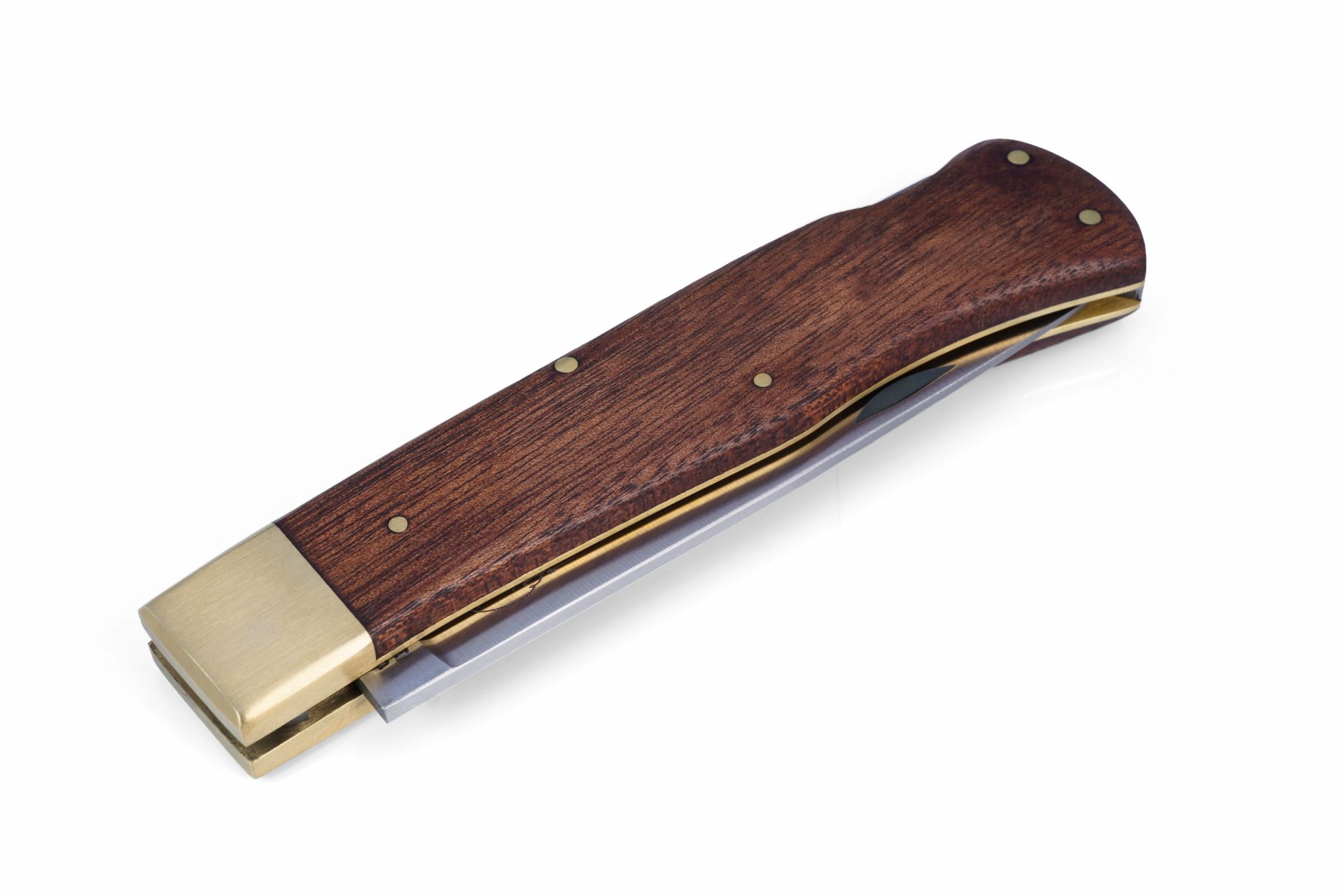 OTTER Pocket knife 07 sapele | Carbon steel C75 | 07_MS